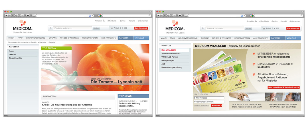 MEDICOM / Corporate Website – .PEPPERZAK.